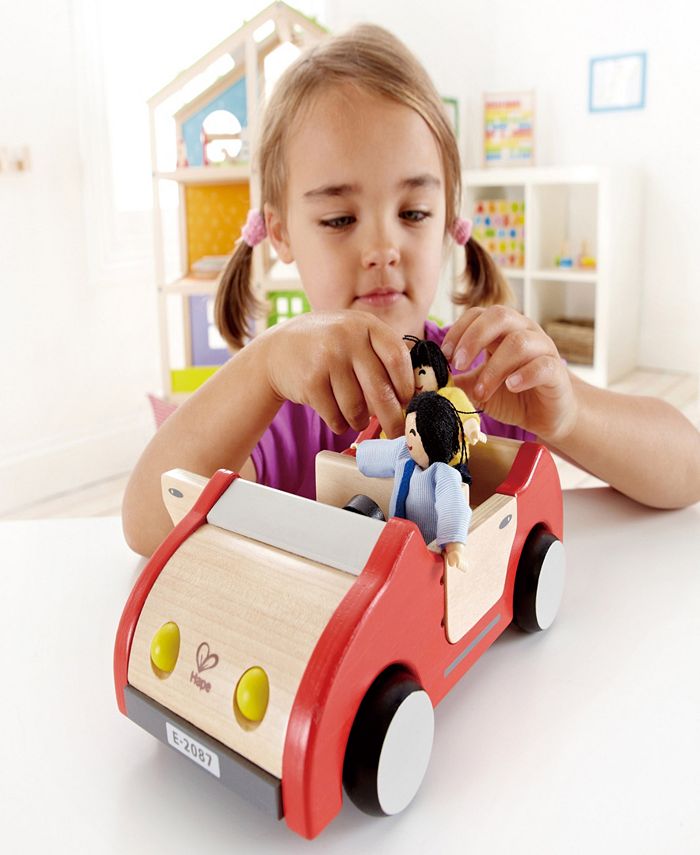 Hape Dollhouse Red Family Car - Macy's