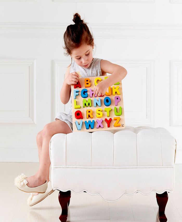 Hape Wooden Alphabet Puzzle, 26 Pieces - Macy's
