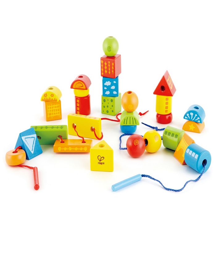 Hape String-Along Shapes Block Stacking Game - Macy's