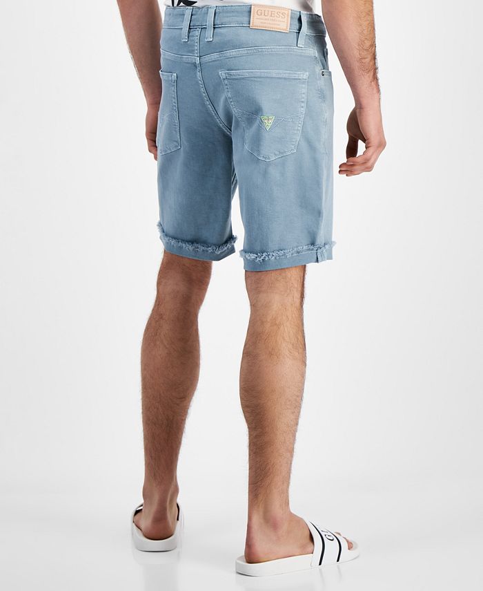 GUESS Men's Regular Stretch Denim Shorts - Macy's