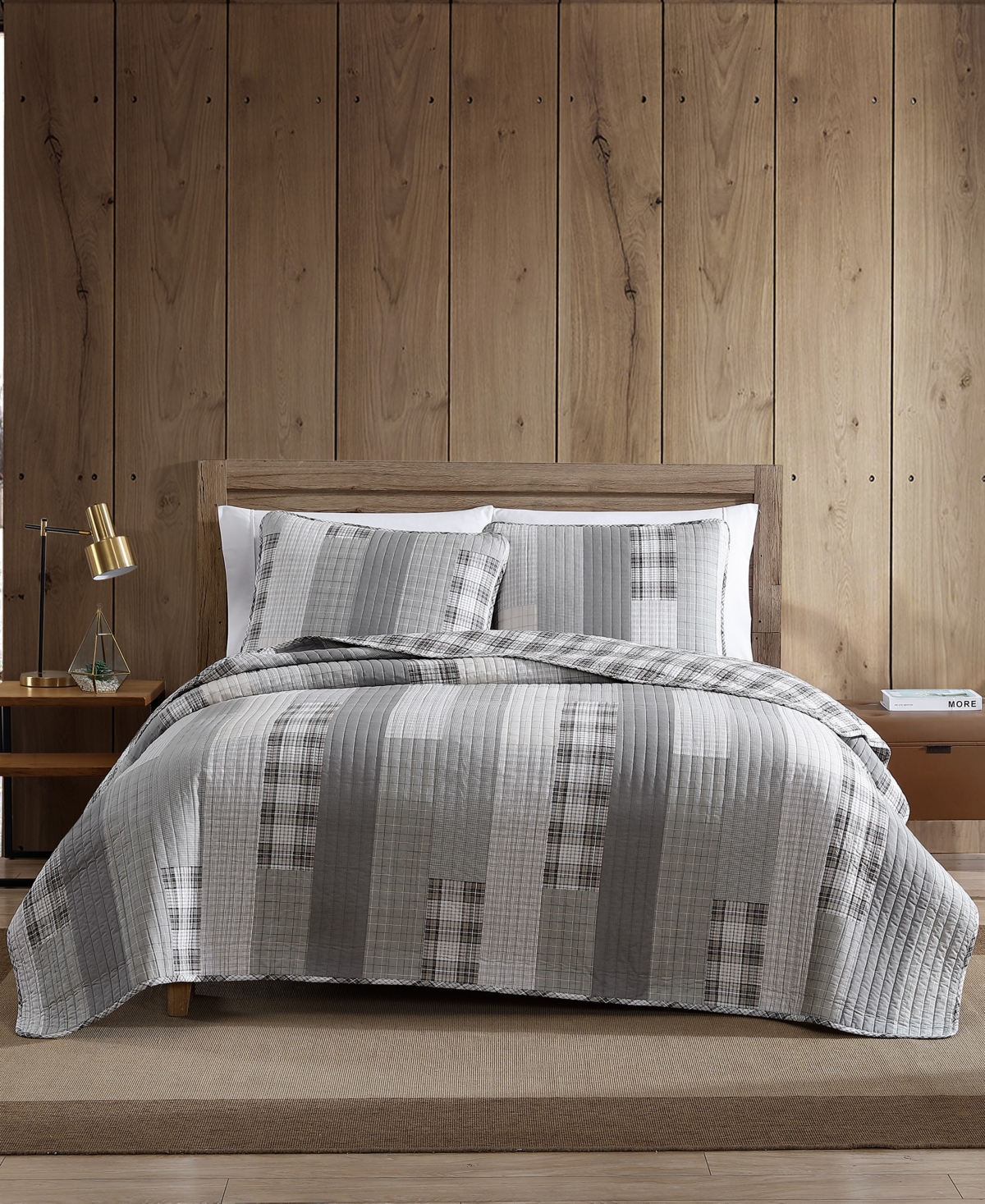 Click here for Eddie Bauer Fairview Reversible 2-Pc. Quilt Set  T... prices