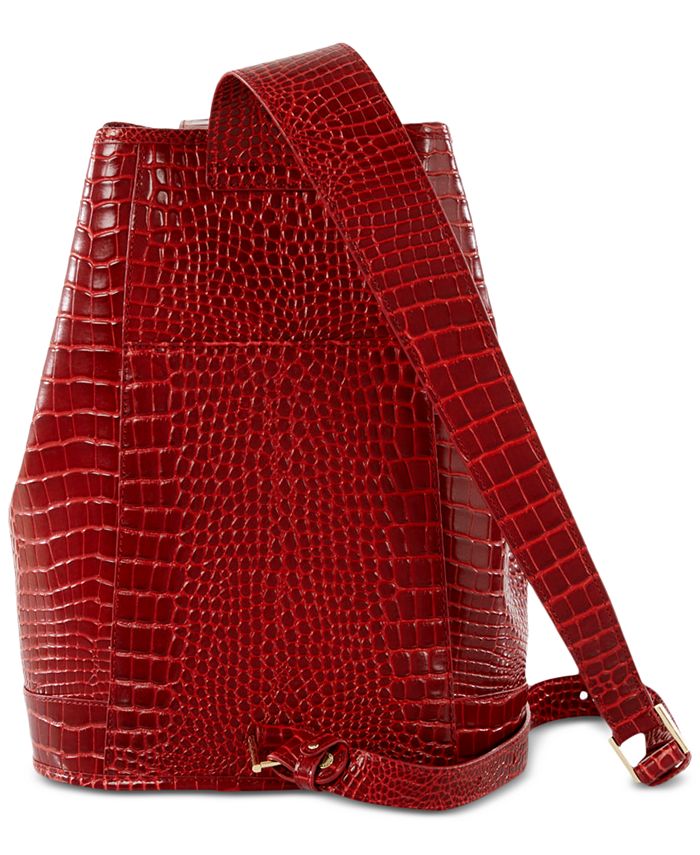 Brahmin Maddie Glissandro Embossed Leather Backpack - Macy's