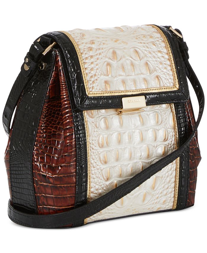 Brahmin Margo JeanMarie Embossed Leather Crossbody - Macy's