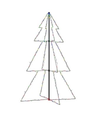 Christmas Cone Tree 200 LEDs Indoor and Outdoor 3x5 ft - Macy's