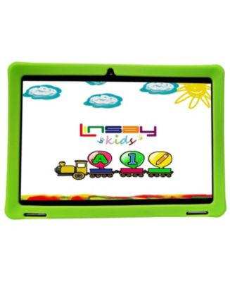 10.1" New Kids Funny Tablet 32GB Android 12 with Green Defender Case ...