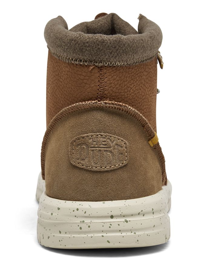 Hey Dude Men's Bradley Leather Casual Boots from Finish Line - Macy's