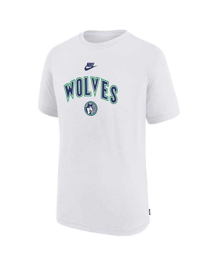 Nike Big Boys NBA White Minnesota Timberwolves 2023/24 Classic Edition ...