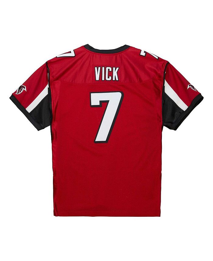 Mitchell & Ness Men's Michael Vick Red Atlanta Falcons 2003 Authentic ...
