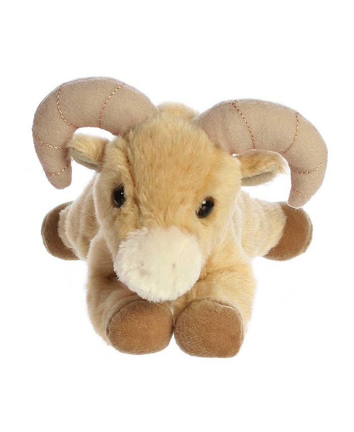 Aurora Small Big Horn Sheep Mini Flopsie Adorable Plush Toy Brown 8 ...