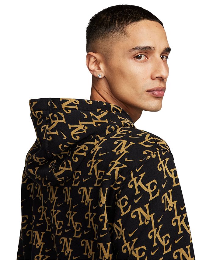 Nike Men's Sportswear Club Fleece Logo-Print Hoodie - Macy's