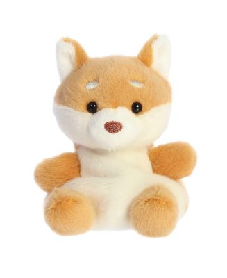 Aurora Mini Keiko Shiba Inu Palm Pals Adorable Plush Toy Brown 5" - Macy's