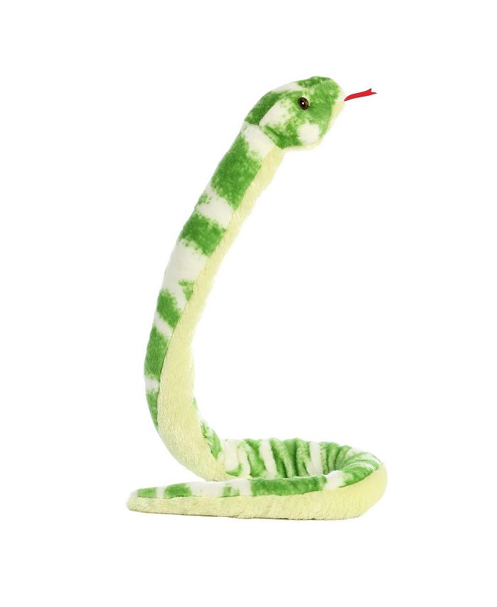 Aurora X-Large Emerald Tree Boa Snake Playful Plush Toy Green 50" - Macy's