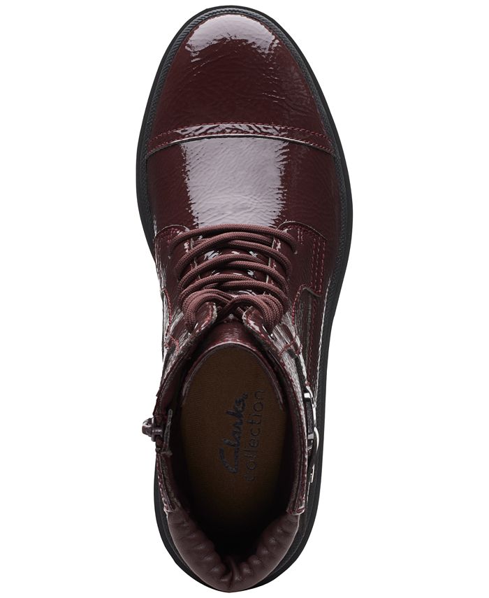 Clarks Women's Calla Dance Lace-Up Buckled Boots - Macy's