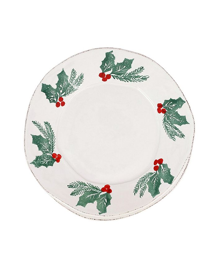 VIETRI Lastra Evergreen Dinnerware European Dinner Plate - Macy's