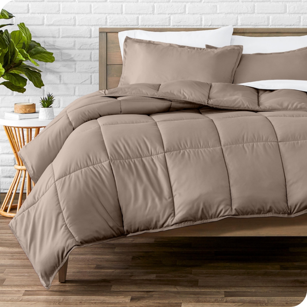 Click here for Bare Home Down Alternative Comforter Set  Full - T... prices