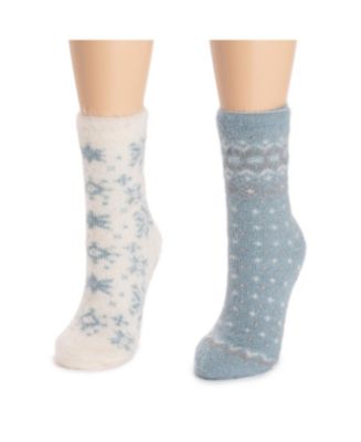 Muk Luks Women's 2 Pack Novelty Socks - Macy's