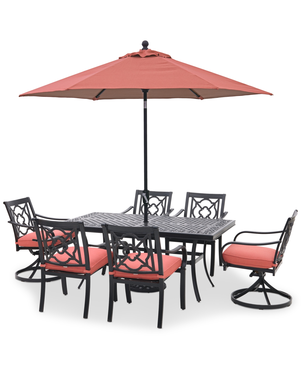 Click here for St Croix Outdoor 7-pc Dining Set (68x38 table + 4... prices