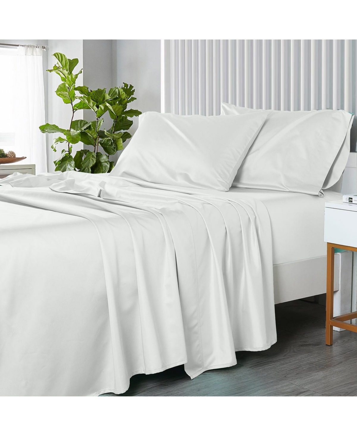 Click here for 608 Cotton Sheet Set - Extra Deep Pockets (22-inch... prices