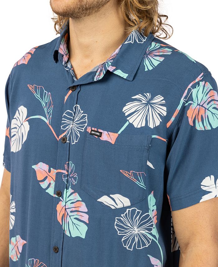 Rip Curl Men's Mod Tropics Short Sleeve Shirt - Macy's