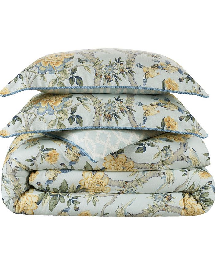 Waverly Mudan Floral 4-Pc. Comforter Set, King - Macy's