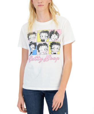 Grayson Threads, The Label Juniors' Betty Boop Grids Graphic Tee - Macy's