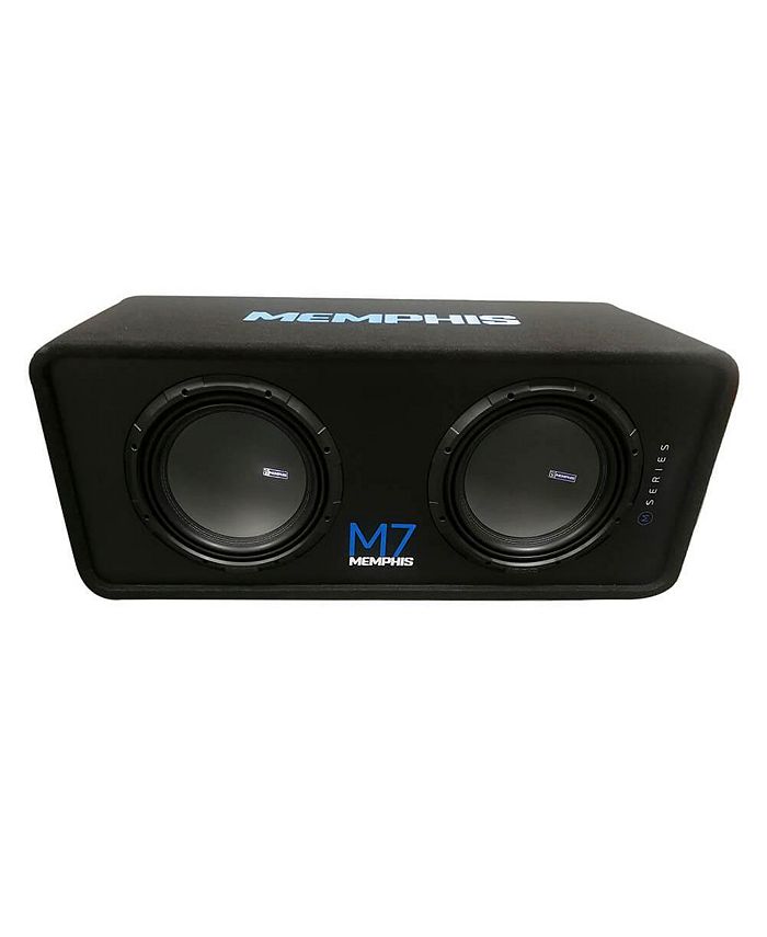 Memphis Audio Dual 12 inch M7 Loaded Subwoofer Enclosure - Macy's