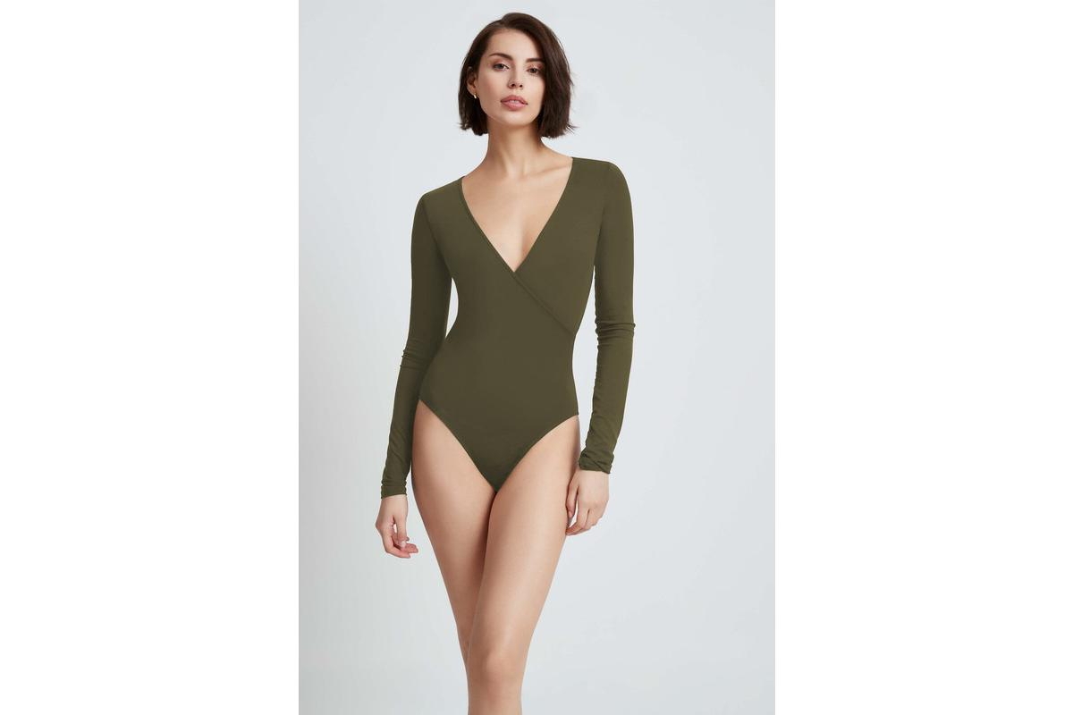 Click here for Womens Zora Bodysuit - Olive green prices
