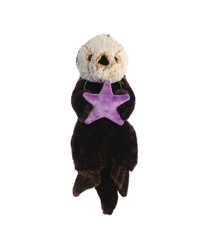 Aurora Large Sea Otter Destination Nation Adventurous Plush Toy Brown ...