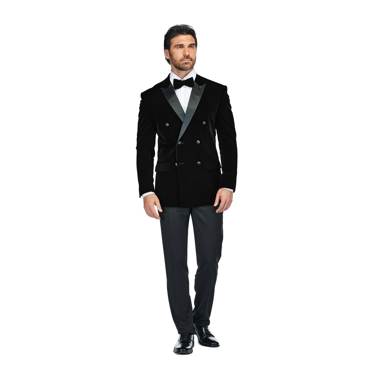 Click here for Gino Vitale Mens 2 Piece Double Breasted Velvet Bi... prices