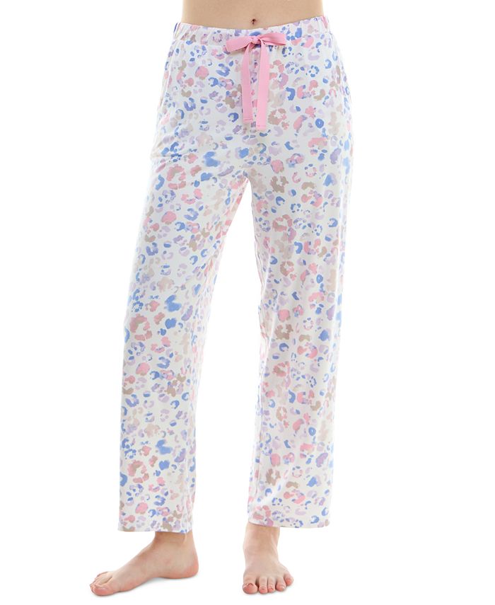 Roudelain Women's Printed Drawstring Pajama Pants - Macy's