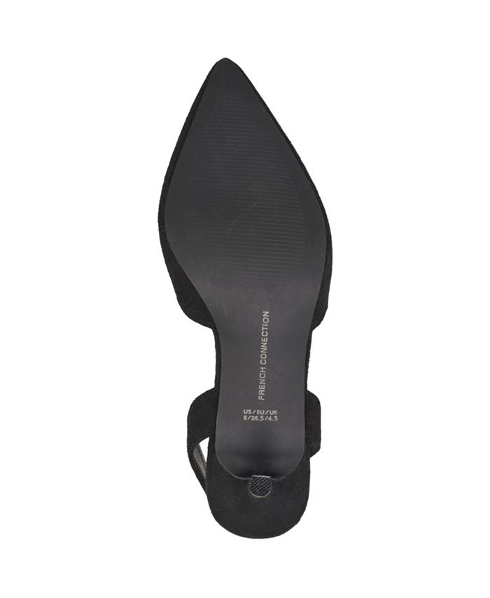 French Connection Women's Delight Slingback Kitten Heel Sandals - Macy's