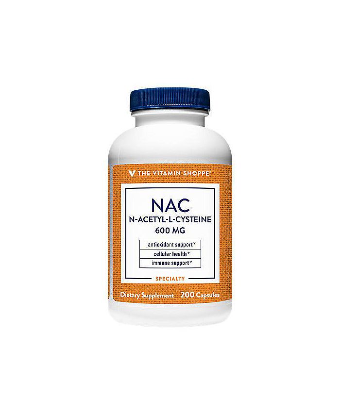 The Vitamin Shoppe NAC N-Acetyl-L-Cysteine - Promotes Cellular Health ...
