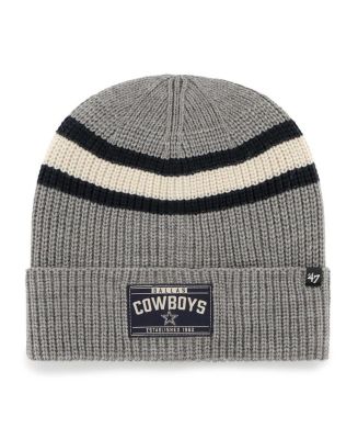 Men's '47 Brand Gray Dallas Cowboys Penobscot Cuffed Knit Hat - Macy's