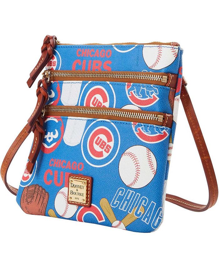 Dooney & Bourke Women's Chicago Cubs Game Day Triple Zip Crossbody ...