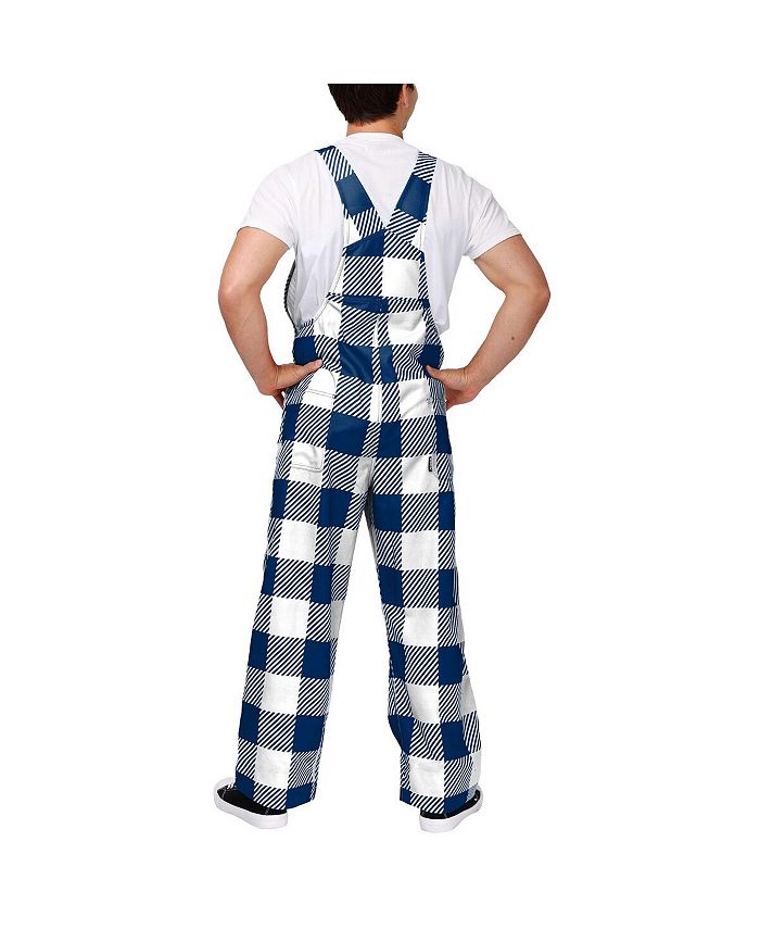 FOCO Men's Navy Dallas Cowboys Big Logo Plaid Overalls - Macy's