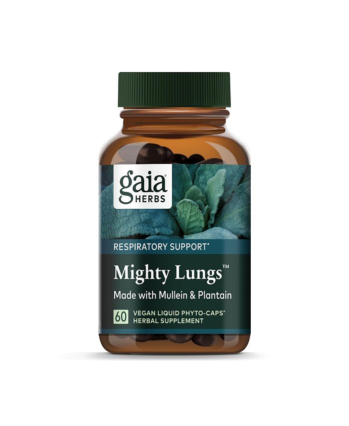 Gaia Herbs Mighty Lungs - Lung Support Supplement to Help Maintain ...