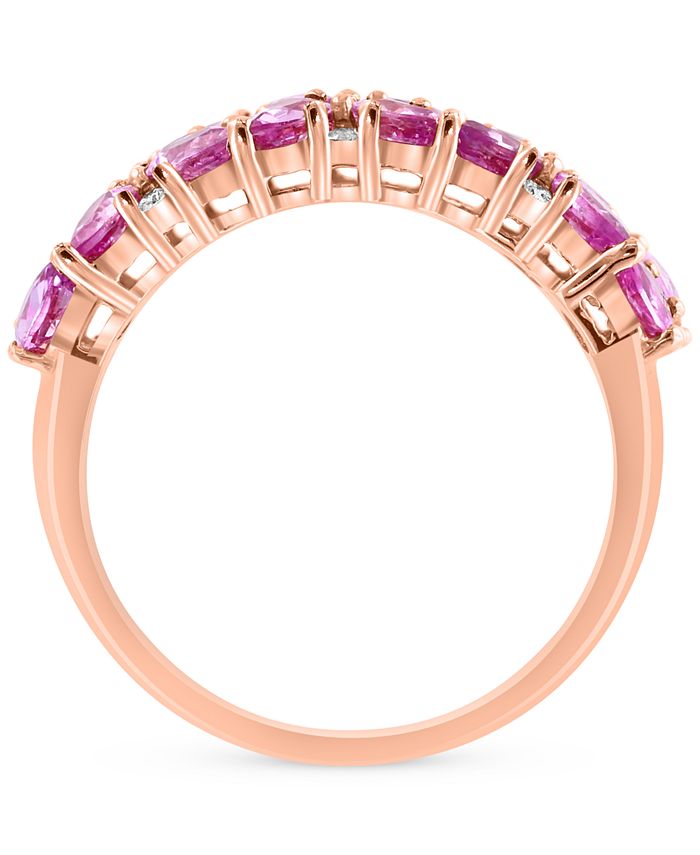 EFFY Collection EFFY® Pink Sapphire (2-1/4 ct. t.w.) & Diamond (1/8 ct ...