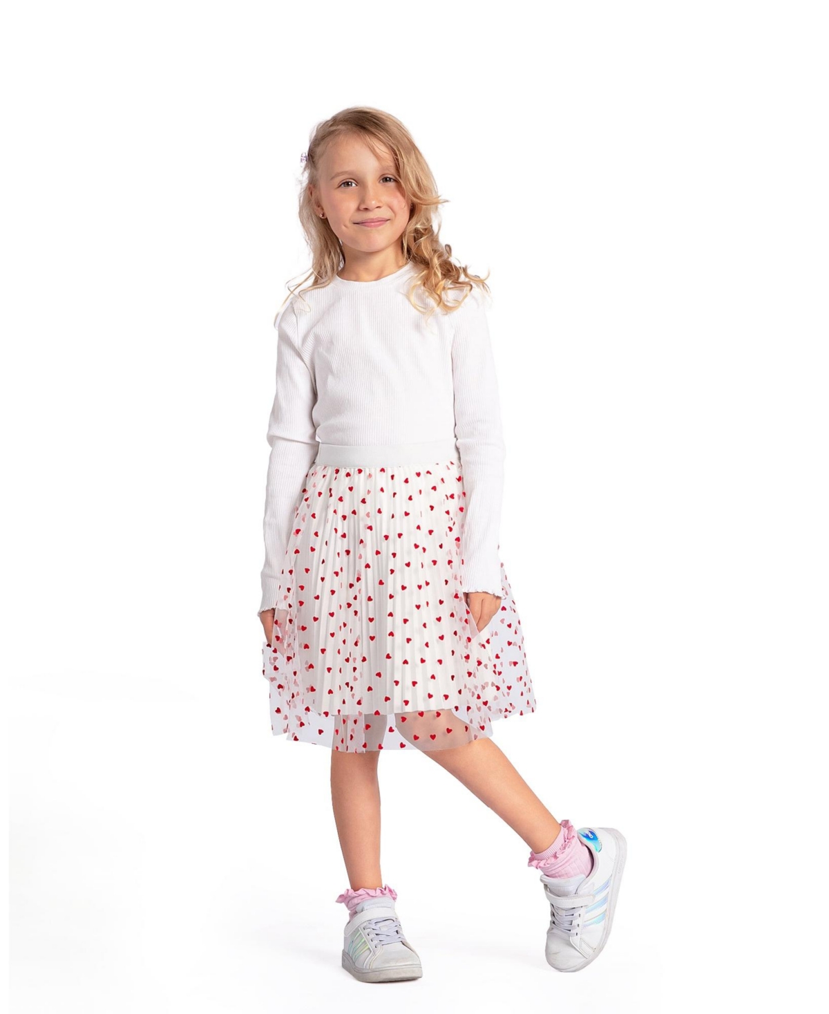 Click here for Girls In My Heart Reversible Skirt Child - White prices