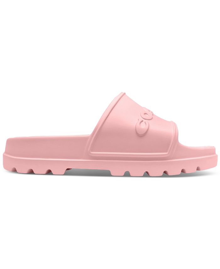 COACH Women's Jesse Pool Slide Sandals - Macy's