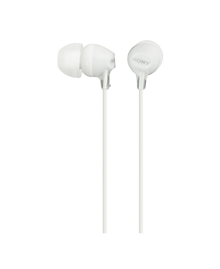 Sony MDR-EX15LP Fashion Color EX Series In-Ear Earbud Headphones (White ...