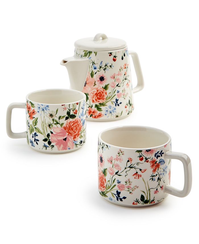 Macy's Flower Show Teapot Set, Created for Macy's - Macy's