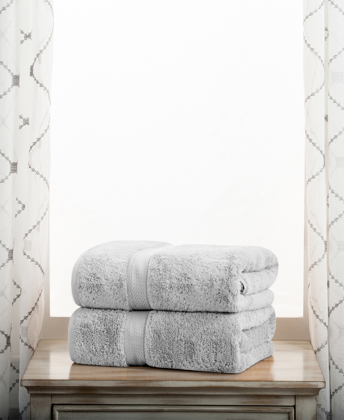 Click here for Superior 100 Egyptian Cotton 2-Pc Bath Towel Set -... prices