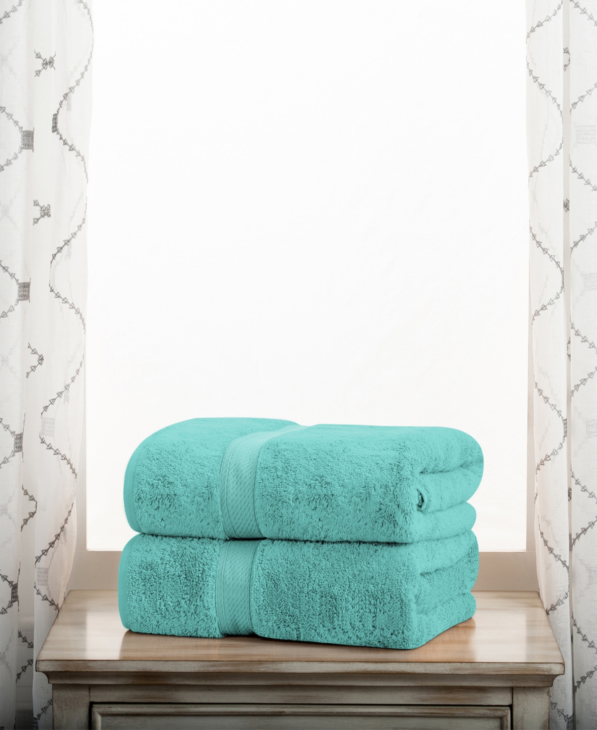 Click here for Superior 100 Egyptian Cotton 2-Pc Bath Towel Set -... prices