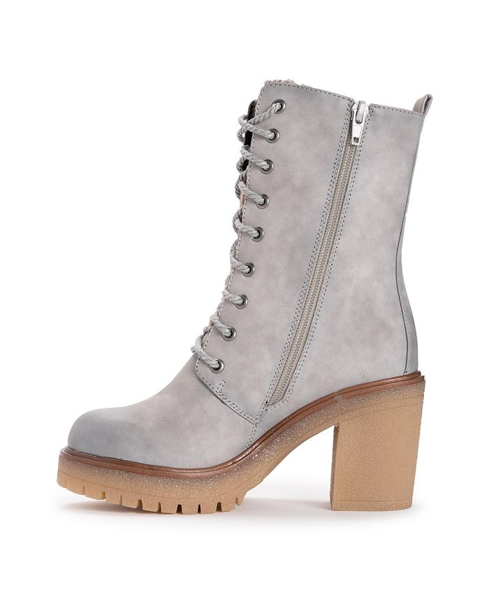 MUK LUKS Women's Riser Jazz Heeled Boots - Macy's