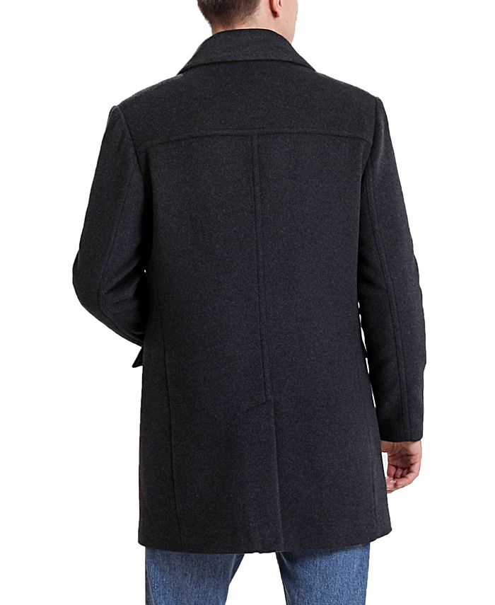 BGSD Men Steven Wool Blend Bibbed Walking Coat - Tall - Macy's