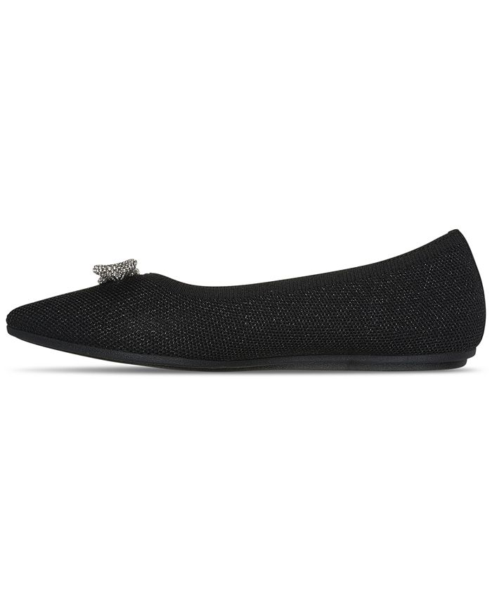 Skechers Women's Cleo Point Bow - Glitzy Haze Skimmer Flats from Finish ...