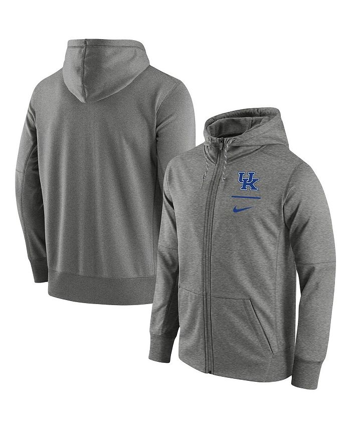 Nike Men's Heathered Gray Kentucky Wildcats Logo Stack Performance Full ...