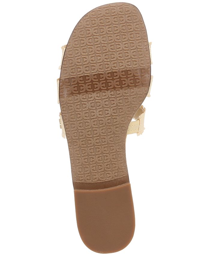 Sam Edelman Women's Bay Fray Emblem Slide Sandals - Macy's