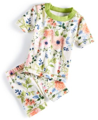 Macy's Flower Show Kids Knit Pajama Set, Created for Macy's - Macy's