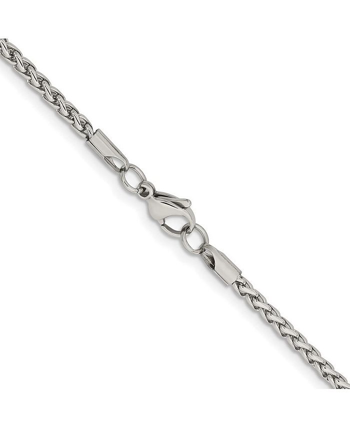 Chisel Stainless Steel 3mm Wheat Chain Necklace - Macy's